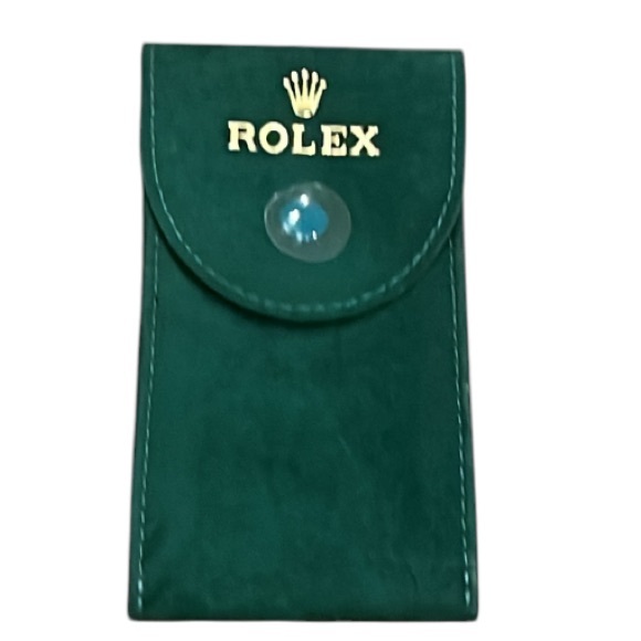 Rolex | Accessories | Rolex Watch Travel Casepouch Suedeemerald Green ...